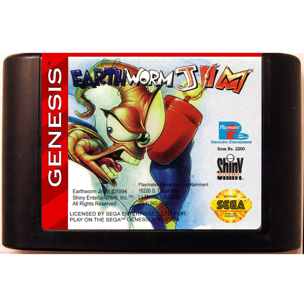collection store Earthworm jim sega genesis sealed wata 9.2 A+