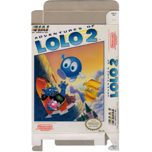 Nintendo NES Box for Adventures Lolo 2 For Sale | DKOldies