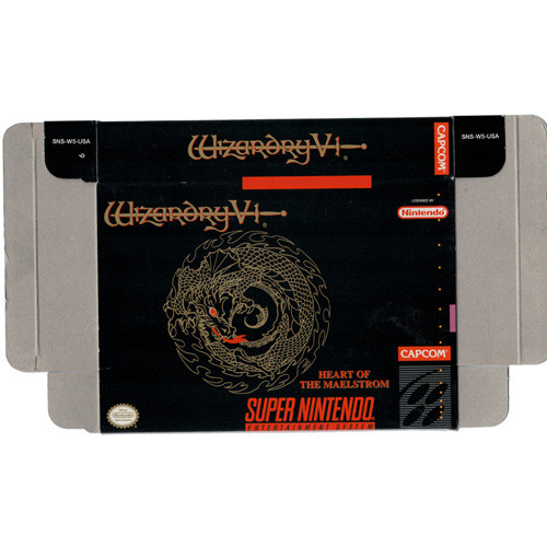 Wizardry V Super Nintendo SNES Box For Sale | DKOldies