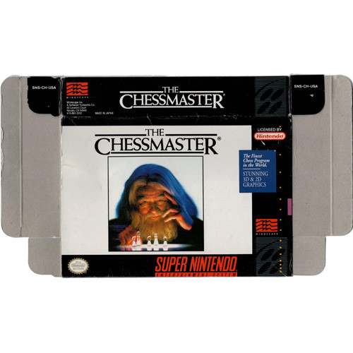 ChessMaster Super Nintendo SNES Box For Sale | DKOldies