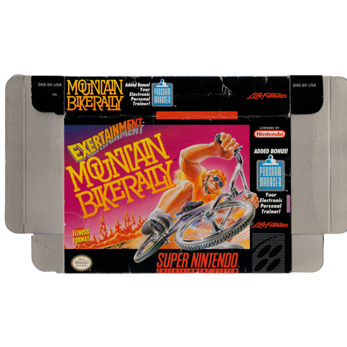 Mountain Bike Rally Super Nintendo SNES Box For Sale | DKOldies