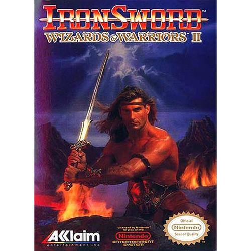 Iron Sword:Wizards and Warriors II Complete Nintendo NES Game For Sale