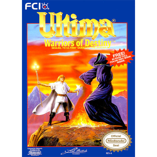 Ultima: Warriors of Destiny Nintendo NES Original Game For Sale | DKOldies