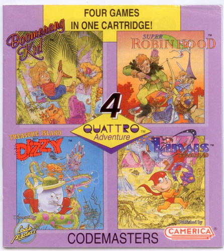 Manual Quattro Adventure4 in 1 Nintendo NES Instructions For Sale