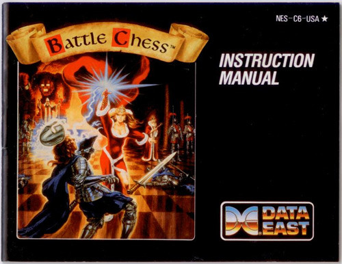 Manual Battle Chess Nintendo NES Instructions For Sale | DKOldies