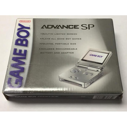 Game Boy Advance SP System Silver Complete In Box For Sale Nintendo