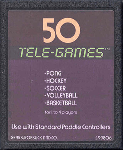 50 Tele Games Atari 2600 game For Sale | DKOldies