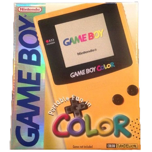 Nintendo Game Boy Color System Yellow Complete In Box For Sale | DKOldies