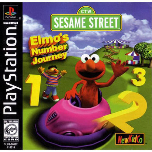 Complete Sesame Street Elmo's Number Journey PS1 Game For Sale