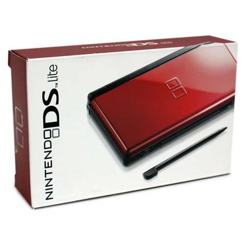 Complete Nintendo DS Lite Crimson System For Sale | DKOldies