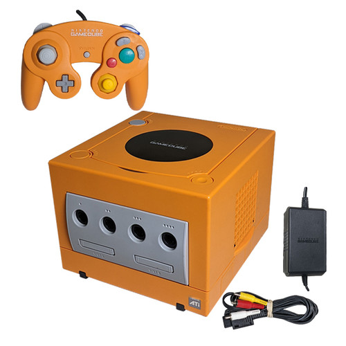 GameCube Nintendo System Console Orange Spice For Sale | DKOldies