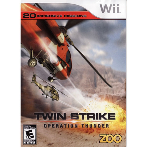 Twin Strike Operation Thunder Wii Nintendo game for sale.