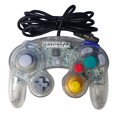 Nintendo Gamecube Original Clear Controller For Sale