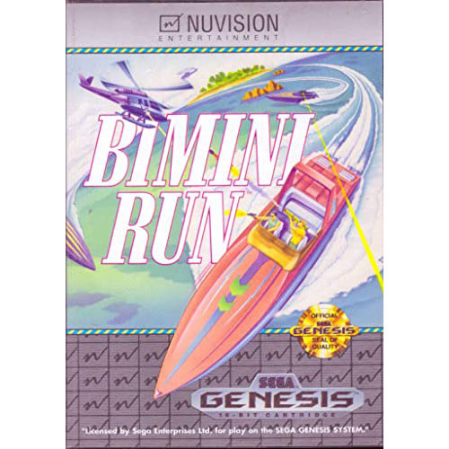 Complete Bimini Run Sega Genesis Game Cartridge For Sale | DKOldies