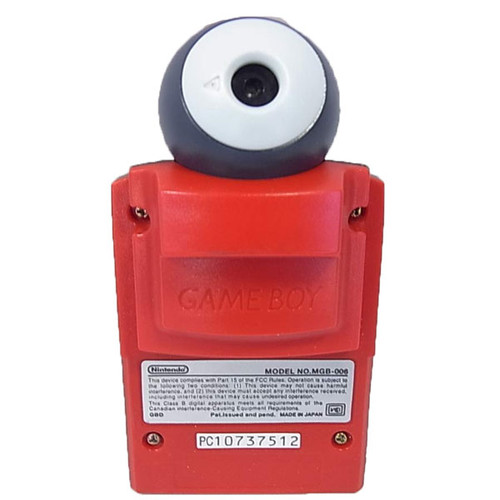 Game Boy Camera Red GameBoy Color Game Accessory