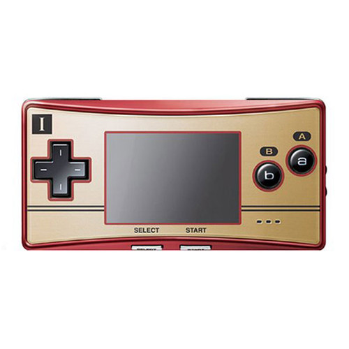 GameBoy Advance Micro System Red & Gold 20th Anniversary Ed. w/ Charger ...