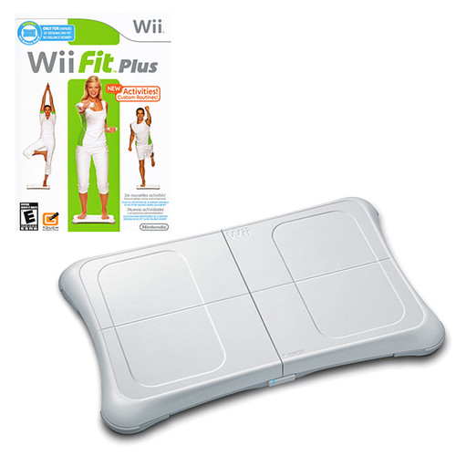 Wii Fit Plus Game and Balance Board Wii For Sale | DKOldies