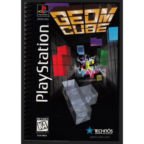 Complete Geom Cube PS1 Game For Sale | DKOldies