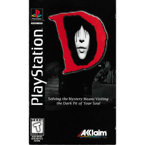 Complete D PS1 Game For Sale | DKOldies
