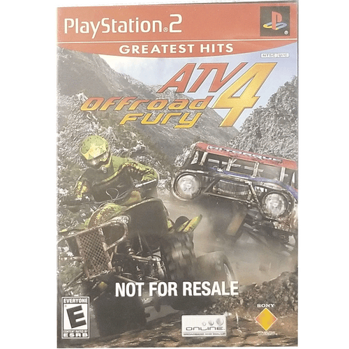 ATV Offroad Fury 4 Not For Resale PS2 Game Playstation 2 For Sale ...