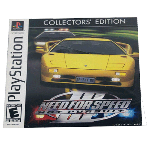 Need For Speed III Hot Pursuit Collectors' Edition PS1 Game Collector's ...