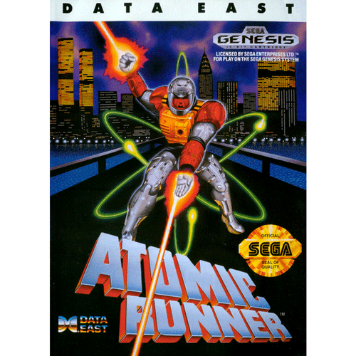 Atomic Runner Sega Genesis Game Cartridge For Sale | DKOldies