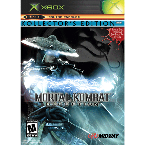 Mortal Kombat Deception Kollector's Edition Raiden Xbox Game For Sale ...