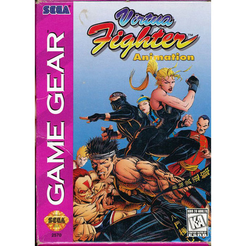 Virtua Fighter Animation Game Gear Game For Sale | DKOldies