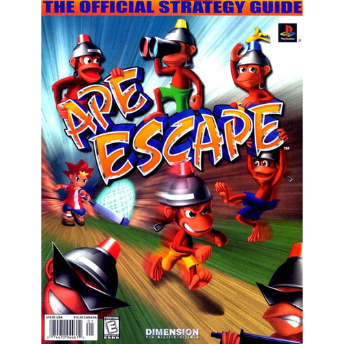 Ape Escape PS1 - Dimension Official Game Guide For Sale