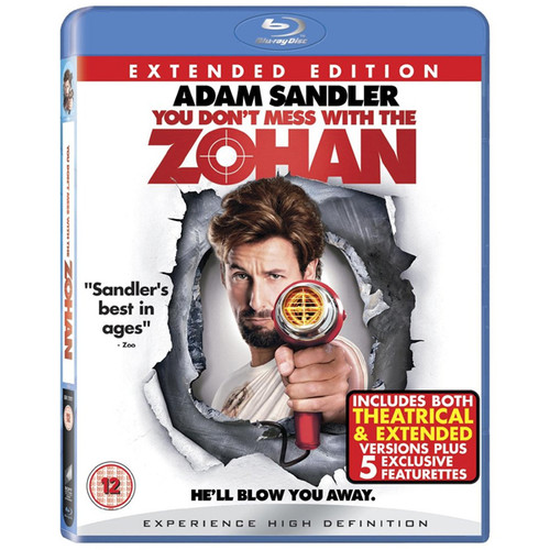 You Don't Mess With the Zohan Blu Ray Movie For Sale | DKOldies