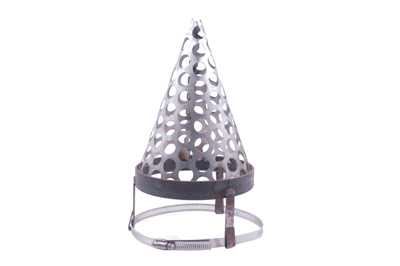 6-5/8", Bird Cone, Stainless Steel, Galvanized