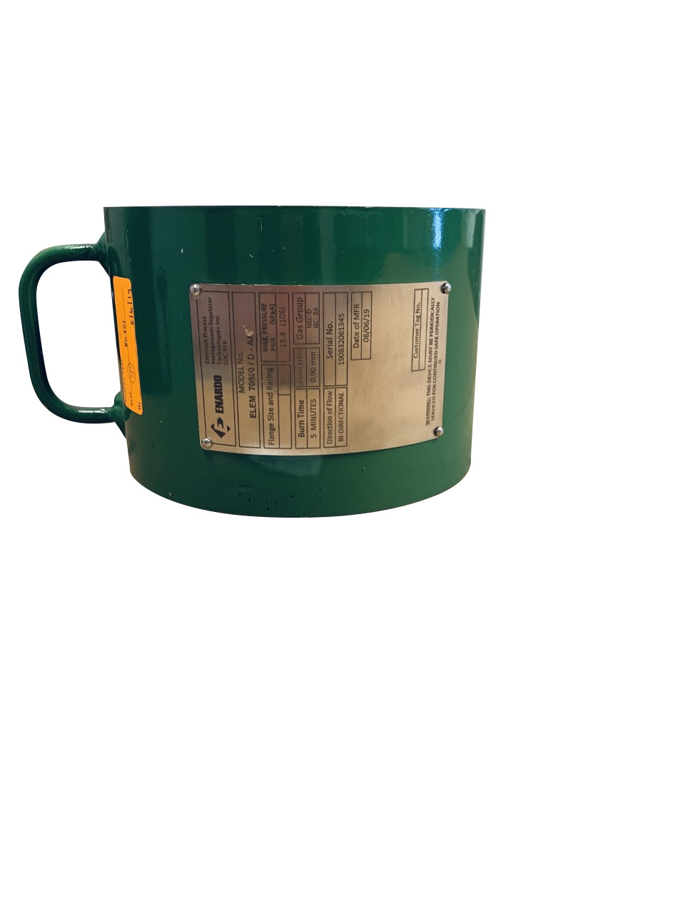 8", Flame Arrestor, Aluminum Element for Enardo Series 7
