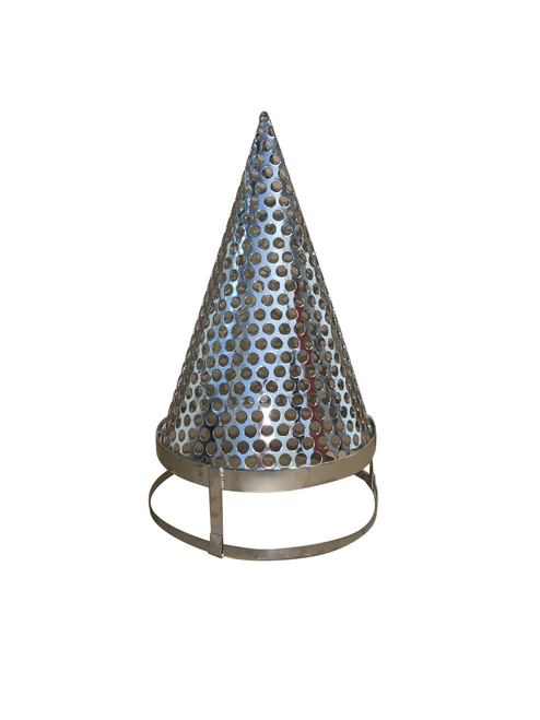 6-5/8", Bird Cone, Stainless Steel, Galvanized