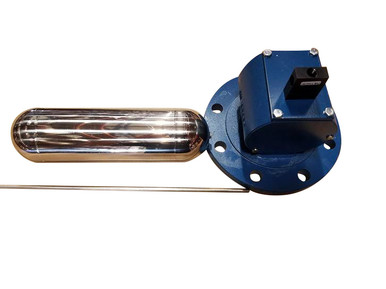 Liquid Level, Wellmark, W/18" Arm & 3-1/2" X 12" Float, 4F-1800-M