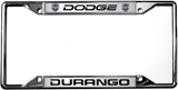 Dodge Durango Chrome Metal License Plate Frame | Auto Gear Direct