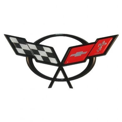 C5 Corvette Emblem Metal Sign | Auto Gear Direct
