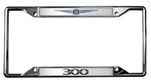 Chrysler 300 Chrome Metal License Plate Frame | Auto Gear Direct