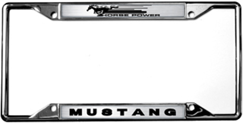 Ford Mustang Horse Power License Plate Frame | Auto Gear Direct