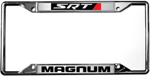 SRT Magnum Chrome Metal License Plate Frame | Auto Gear Direct
