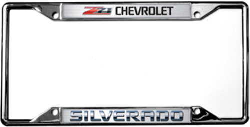 Chevrolet Silverado Z71 License Plate Frame | Auto Gear Direct