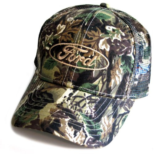 Ford Oval Camo Mesh Hat | Auto Gear Direct