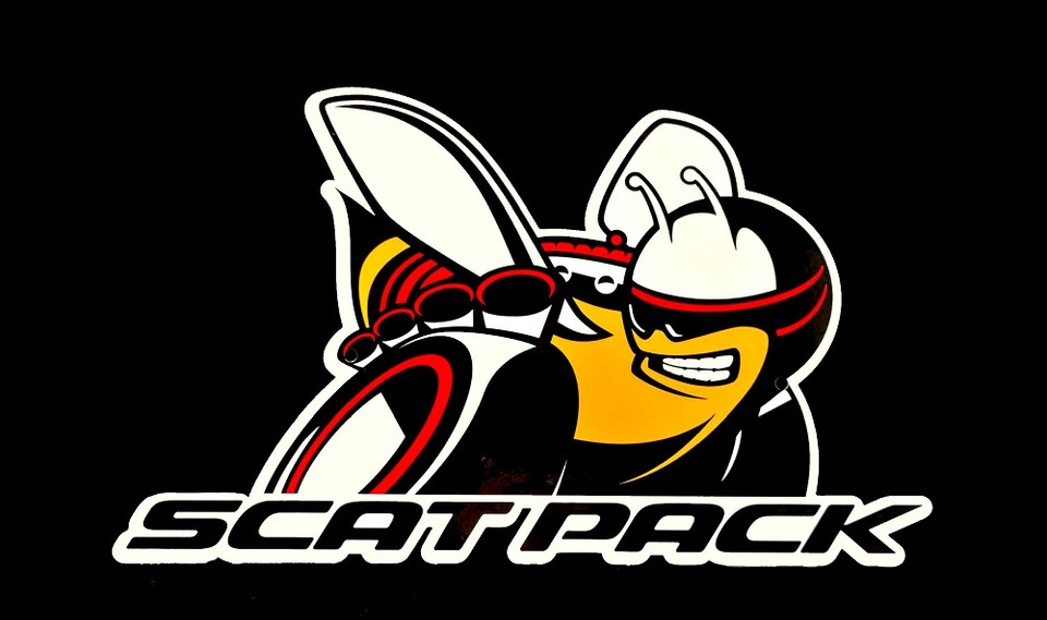Dodge Superbee Scat Pack Emblem Metal Sign | Auto Gear Direct