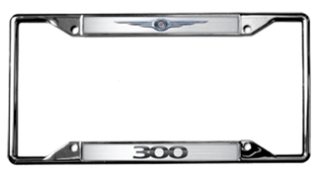 Chrysler 300 Chrome Metal License Plate Frame | Auto Gear Direct
