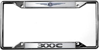Chrysler 300C Chrome Metal License Plate Frame | Auto Gear Direct
