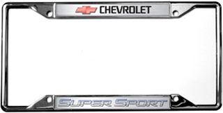 Chevrolet Super Sport License Plate Frame | Auto Gear Direct