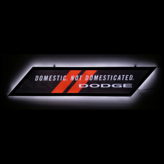 Dodge Stripes Rhombus Slim LED Sign | Auto Gear Direct