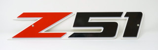 Corvette Z51 Emblem Metal Sign | Auto Gear Direct