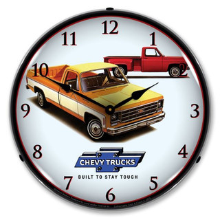 1977 Chevy Truck LED Backlit Clock | Auto Gear Direct