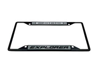 Ford Explorer Black License Plate Frame | Auto Gear Direct