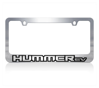 Hummer EV Chrome License Plate Frame | Auto Gear Direct